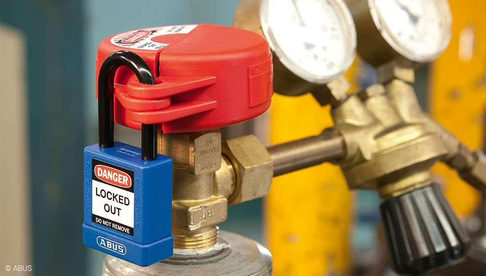 Låsing av maskiner – mekanisk | lockout/tagout | ABUS