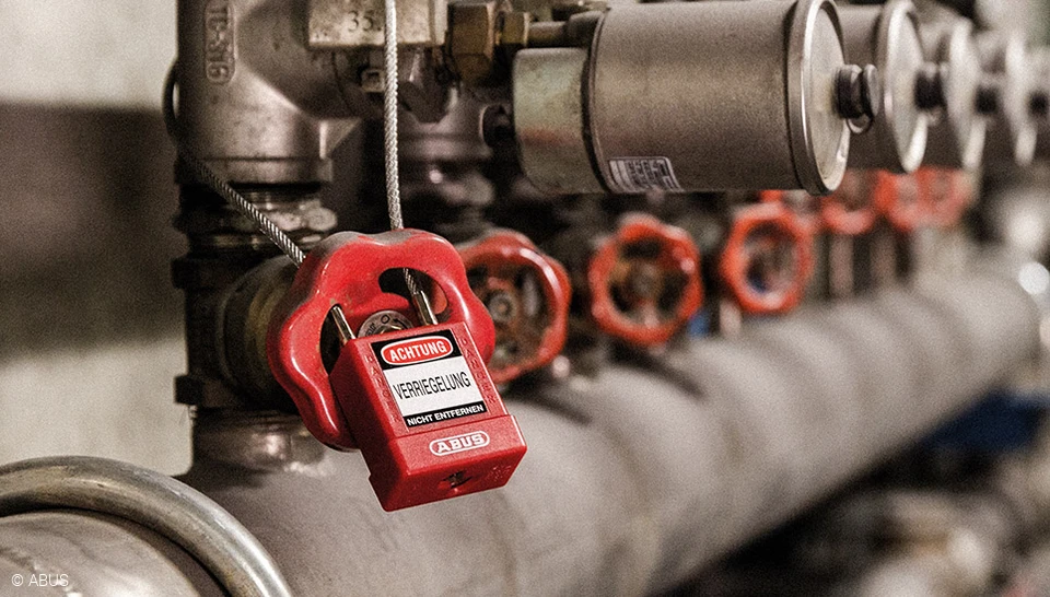Candados de seguridad| mantenimiento seguro de máquinas | ABUS